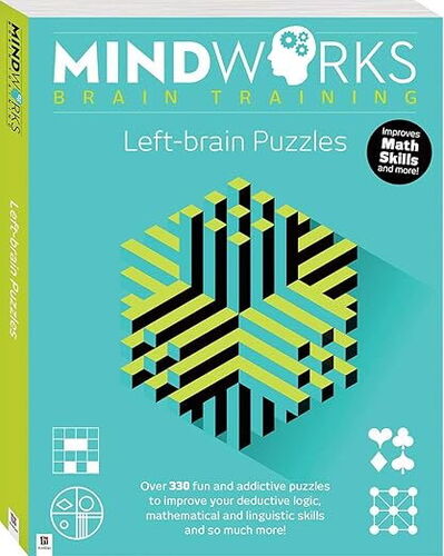 Mindworks Brain Training Over 320 puzzles Bind-up Left Brain